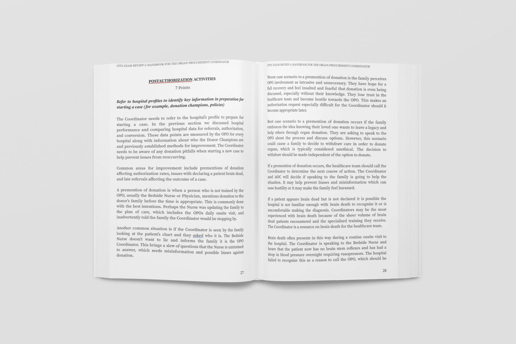 CPTC Exam Review Study Guide & Organ Donation – CPTCexam